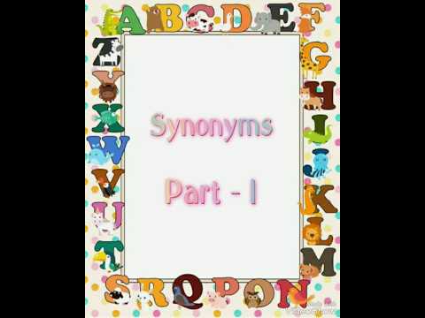 Synonyms, Part - 1???? #growth #learning #englishgrammar #english #synonyms