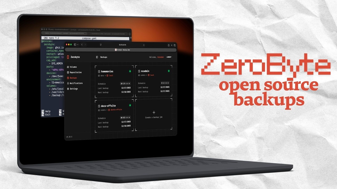 the BEST Home Server Backup App I've Used - ZeroByte