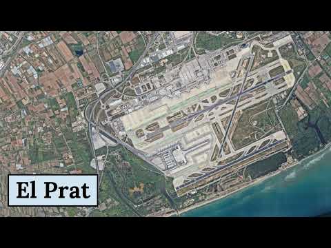 βοΈ GEOGRAPHY OF BARCELONA EL PRAT AIRPORT in 1 minute πΊοΈ