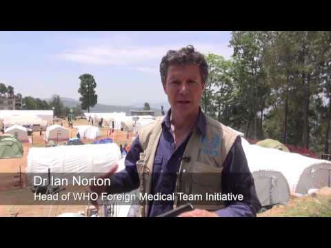 WHO: Nepal - WHO visits field hospital providing relief to disaster-struck community