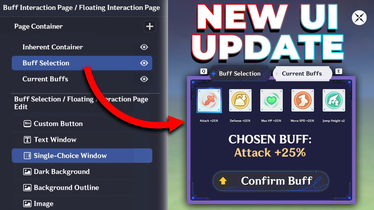 Full Guide on the NEW UI in Miliastra Wonderland (Floating Interaction Page)| Creator Tutorial