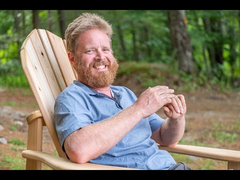 Building a Z Back Door with Chase Morrill of Maine Cabin Masters - Installing the Door Latch
