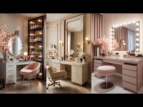 Latest Dressing Table Design Ideas | Mirror Makeup Vanity Table Design Inspiration 2025