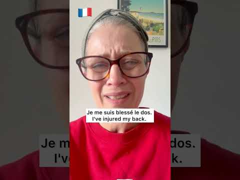 🇫🇷 How to say ‘to be injured/wounded’ 🤕 in French. Speak better French now!