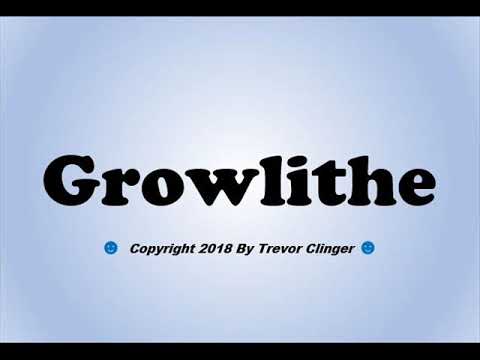 How To Pronounce Growlithe