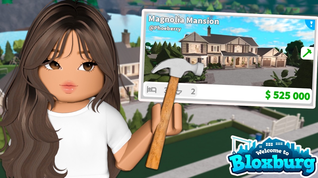 🏡MAKING my ROLEPLAY HOUSE into a *PREBUILT* on Bloxburg!🌳
