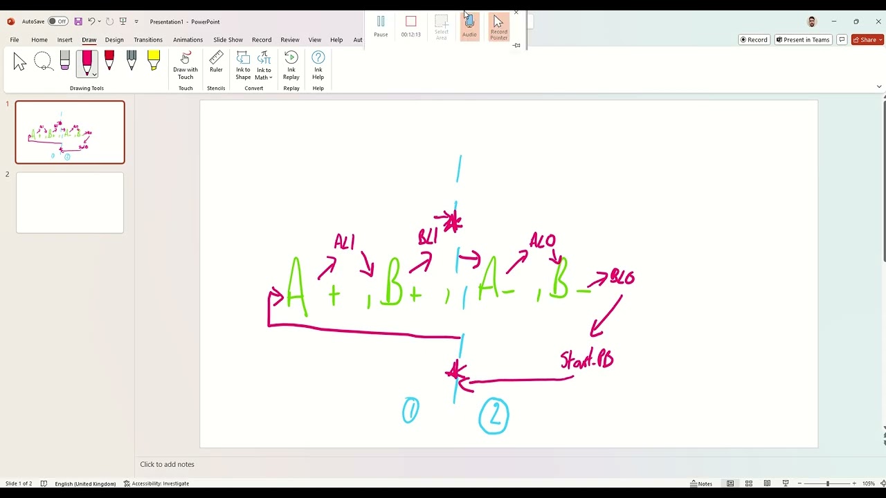FluidSimV6 - Electro Pneumatic Cascade Example