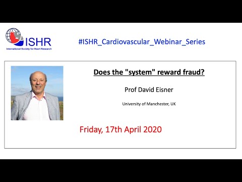 Prof David Eisner - "Does the 'system' reward fraud?"