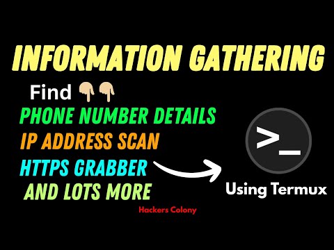 Information Gathering Tool | OSINT TOOL | Find information using Termux
