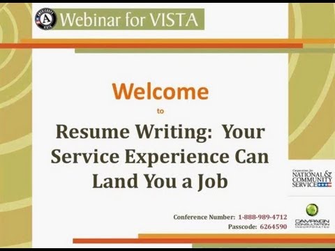 Resume Writing: How Your Service Experience Can Land You a Job
