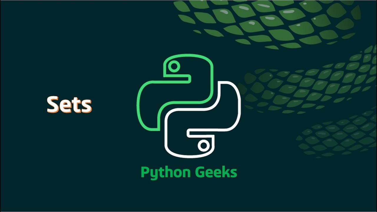 6. Python - Sets