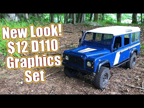 New Look! - RC4WD Gelande II D110 $12 Scale Graphics Set - RC Quick Drive PT4 | RC Driver