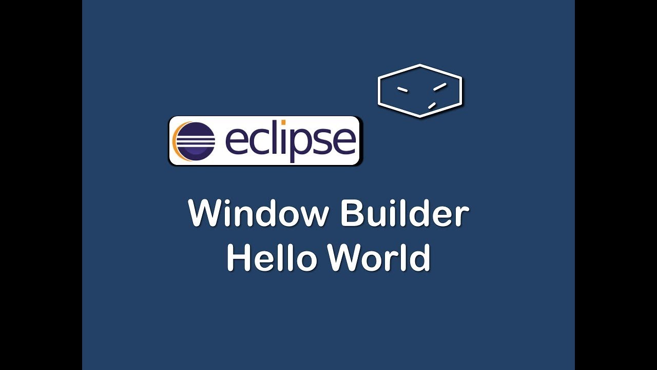 eclipse window builder hello world