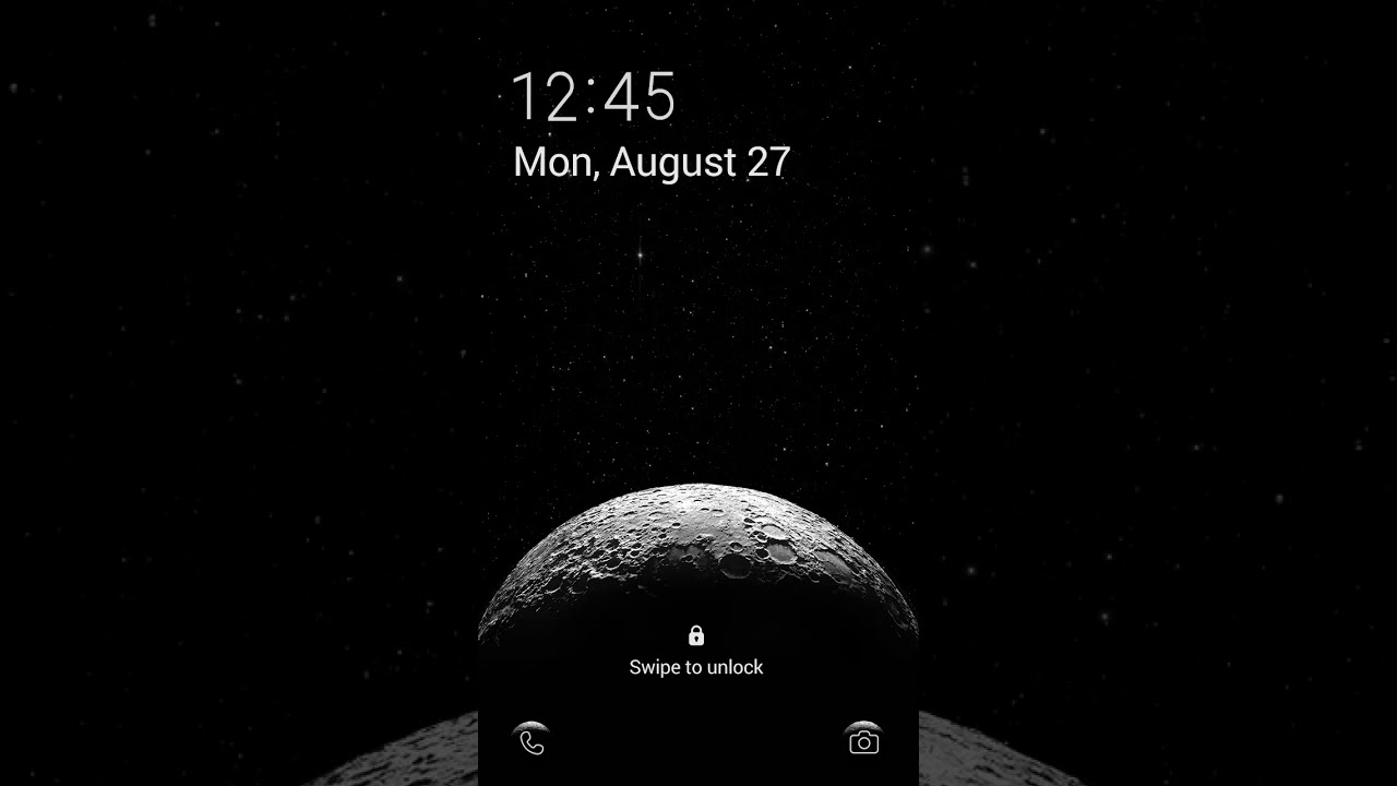 Dark Moon Surface