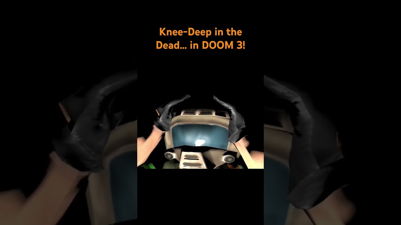 Classic DOOM style in DOOM 3 #doom #e1m1 #modified