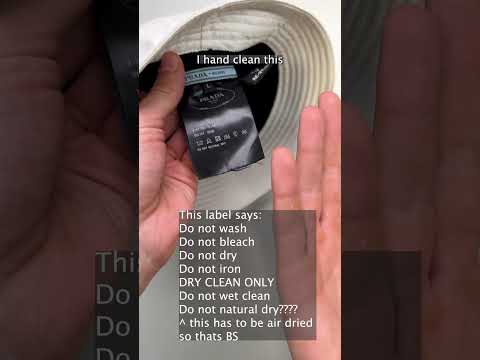 Luxury garments often have incorrect care label info #themoreyouknow #laundry