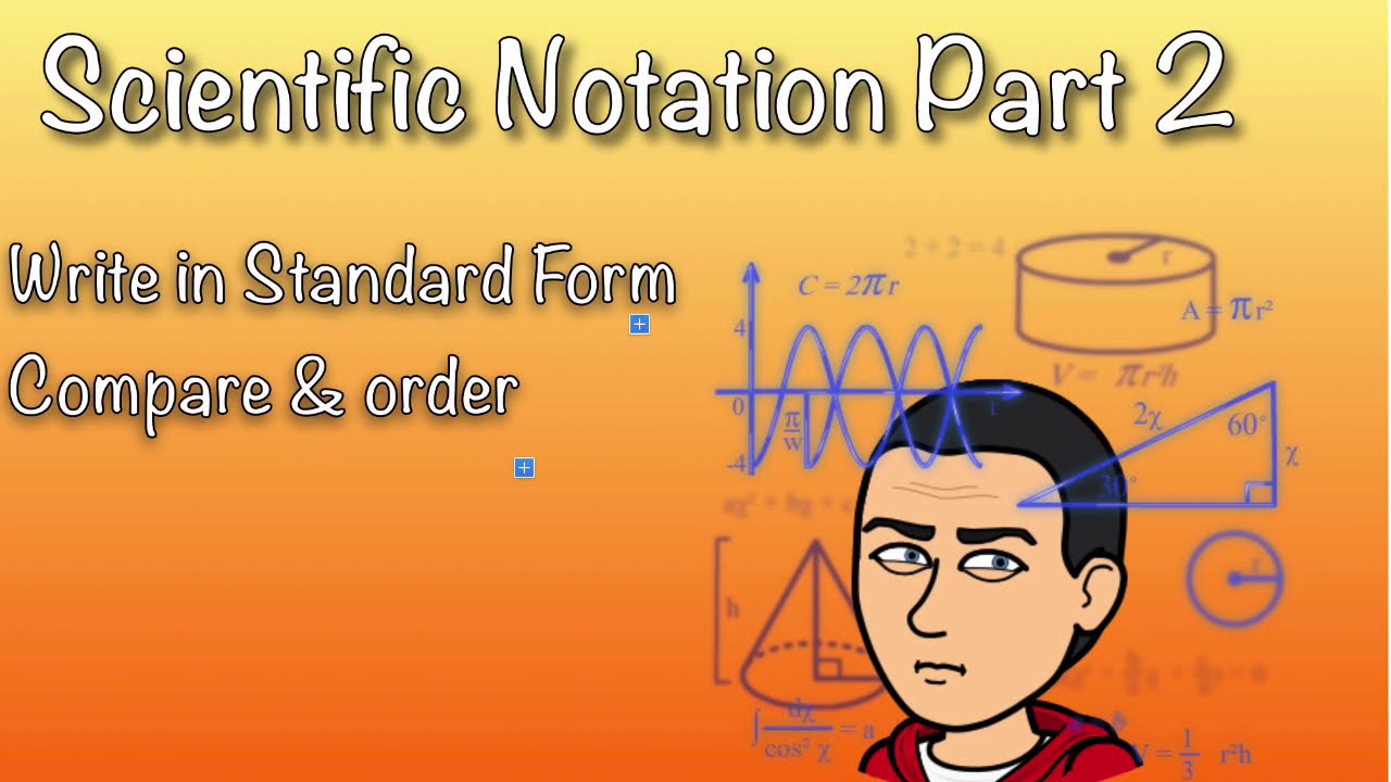 Scientific notation - Standard Form - Compare & Order