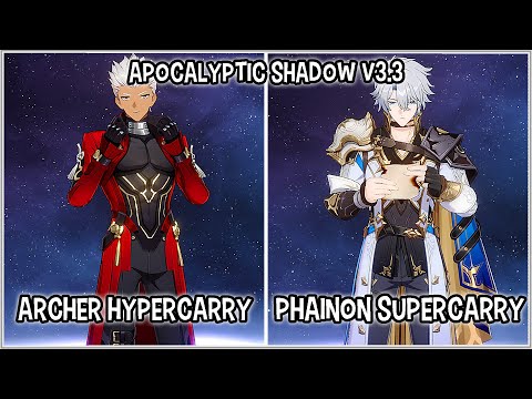 Update V5: E0S1 Archer & Phainon (Apocalyptic Shadow 4 v3.3) Honkai: Star Rail