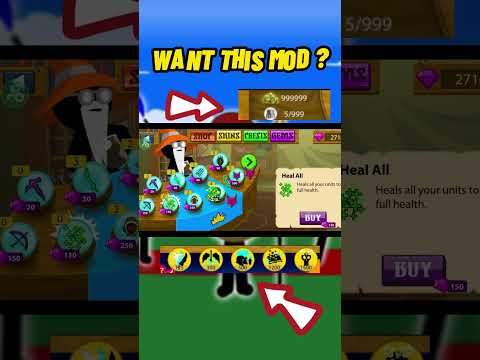 Stick War Legacy Mod Menu v2025.4.1323 | Unlimited Gold,Crystal, Unlocked All Skins #stickman #stick