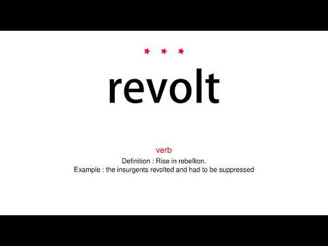 How to pronounce revolt - Vocab Today