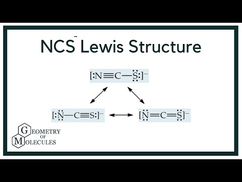 NCS- Lewis Structure | How to Draw the Lewis Structure for NCS-