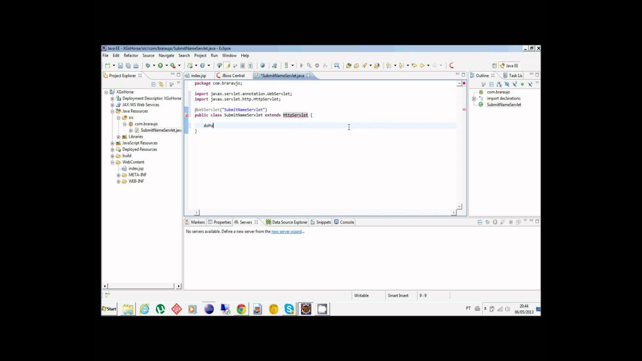 XGoHorse 01 - Creating Dynamic Web Project in Eclipse