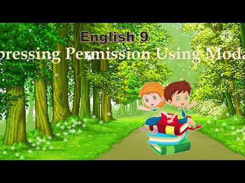 Expressing Permission Using Modals