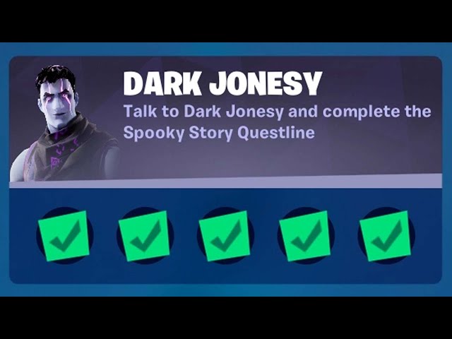 Fortnite Dark Jonesy Quests in Chapter 2 Season 8: Full list and how to ...