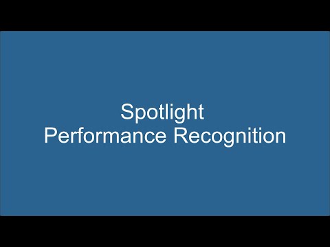 Spotlight Performance Recognition