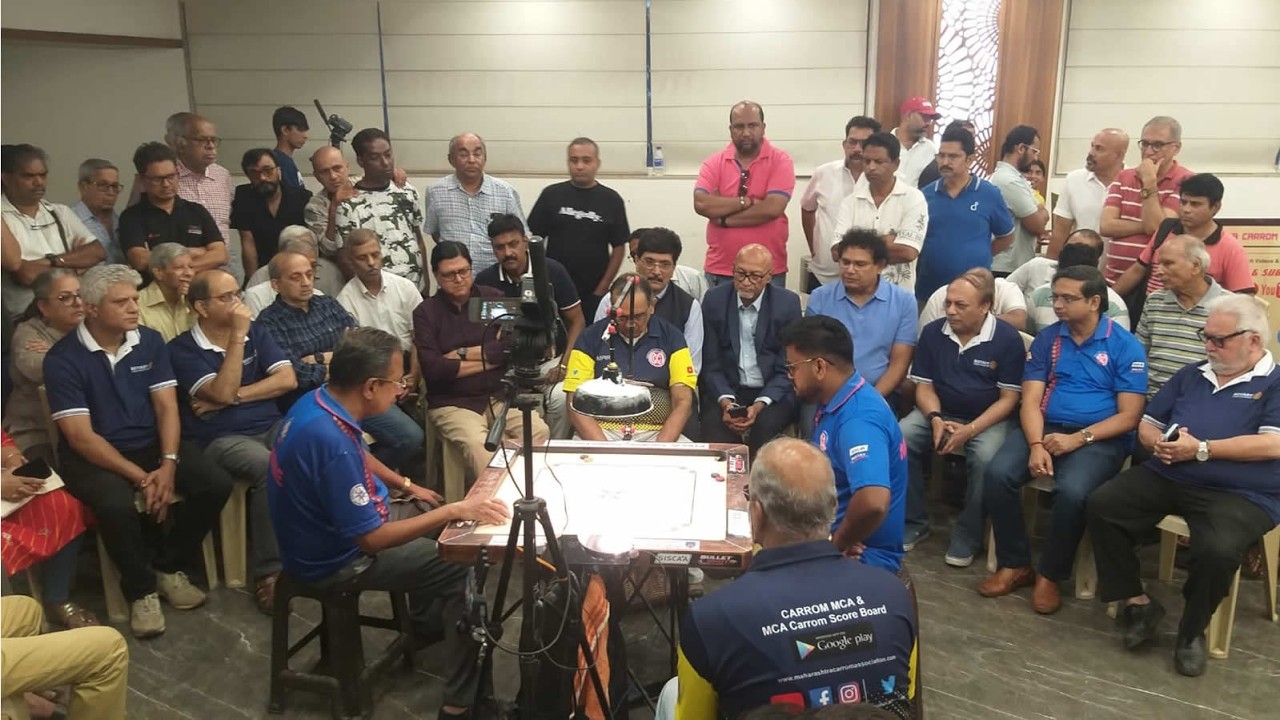 MCA Live Carrom : FINAL(MS) - Prashant S More ( Mumbai )vsSanjay B Mande ( Thane )