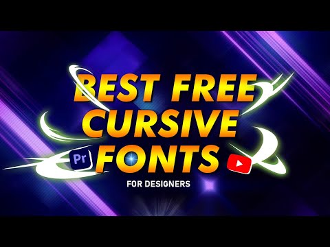 Top 20 Cursive Fonts Collection || New font Pack 2023 || Best fonts || Fonts Download 2023