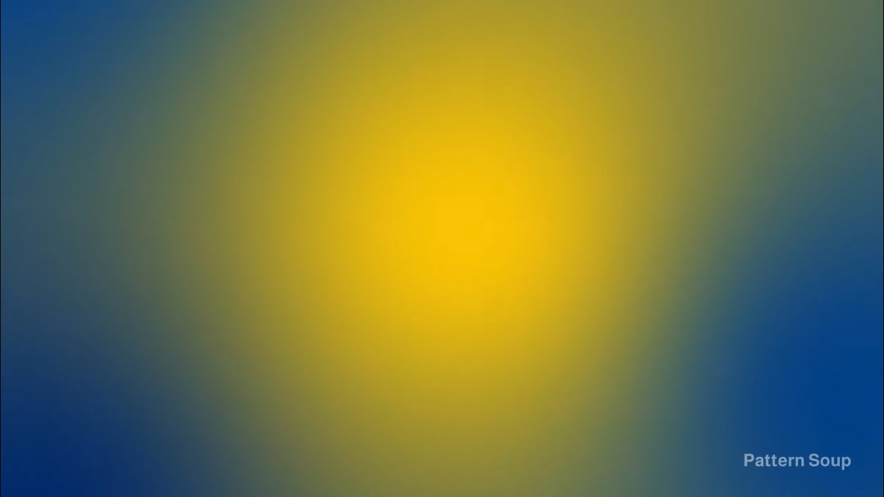 Yellow and Blue Gradient Animation | 4K Vibrant Colors | 1 Hour Abstract Background Video 💛💙