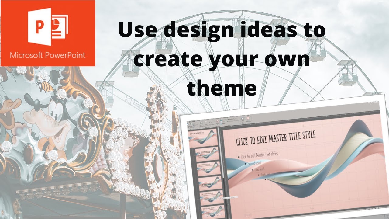 Use design ideas to create your own theme in Microsoft PowerPoint