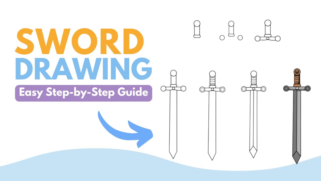 How to Draw A Sword – A Step-by-Step Guide ⚔️