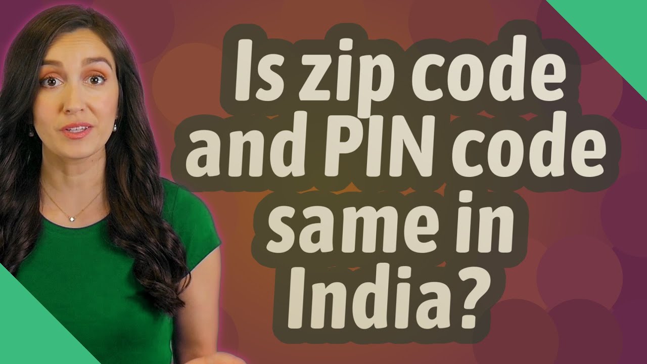 Is zip code and PIN code same in India?