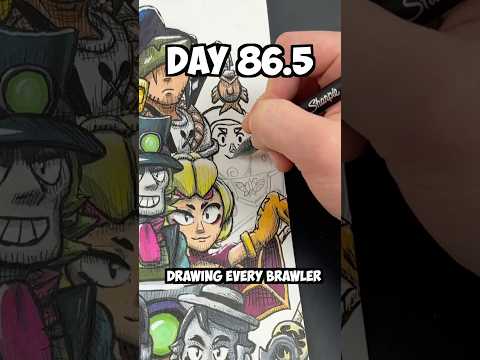 Day 86.5 Drawing EVERY Brawler - Buzz Lightyear🤯 #shorts #brawlstars #drawing