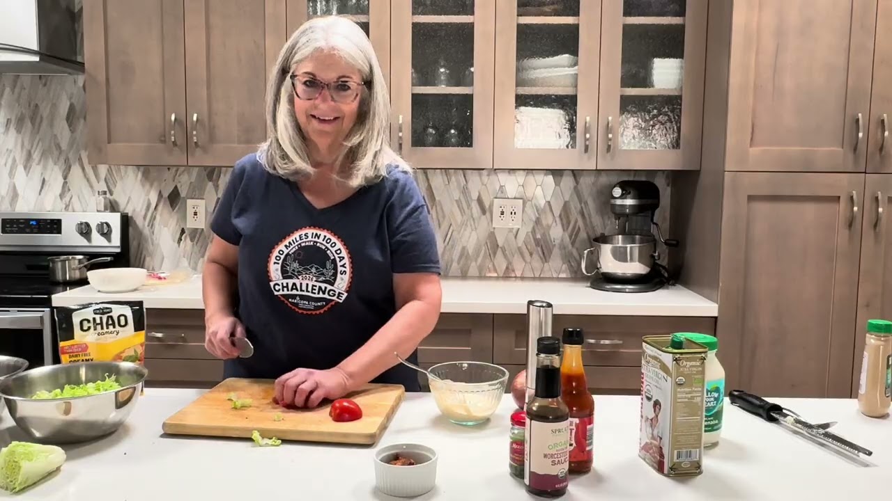 Vegan Conversion Challenge - Buffalo Chicken Caesar Wrap