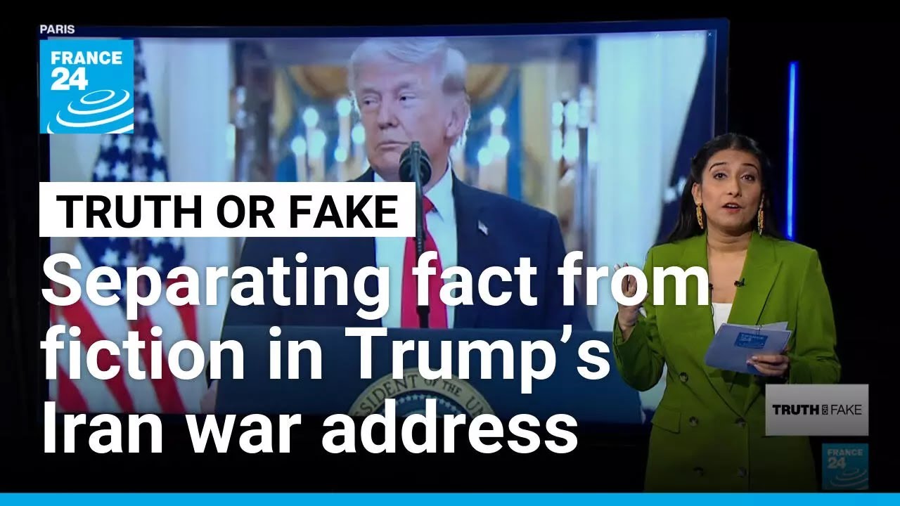 Fact-checking Trump's address on the war in Iran • FRANCE 24 English