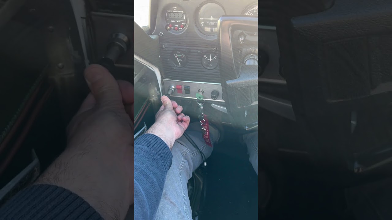 Cold starting a Cessna 177 Cardinal #Cardinal #C177 #airplane