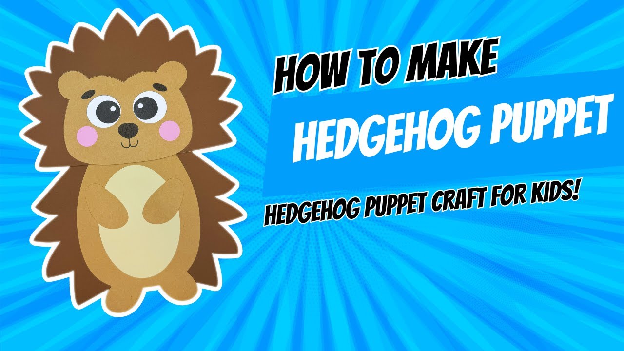 Hedgehog Puppet Craft
