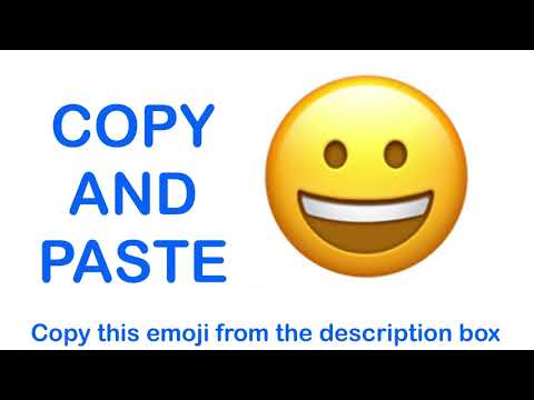 Grinning Face EMOJI ( APPLE ) - COPY and PASTE EMOJIS π