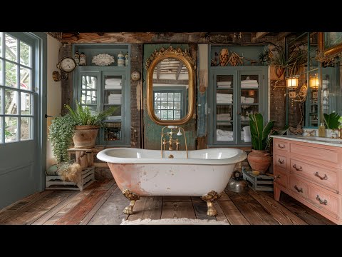 Timeless Vintage Elegance: Shabby Chic Cottage Bathroom Makeover Ideas