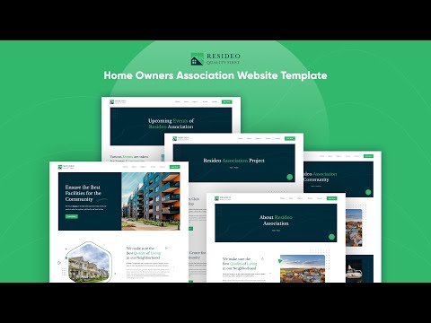 Resideo HomeOwners Association Webflow Template | Resideo HOA Webflow Template Review 2023