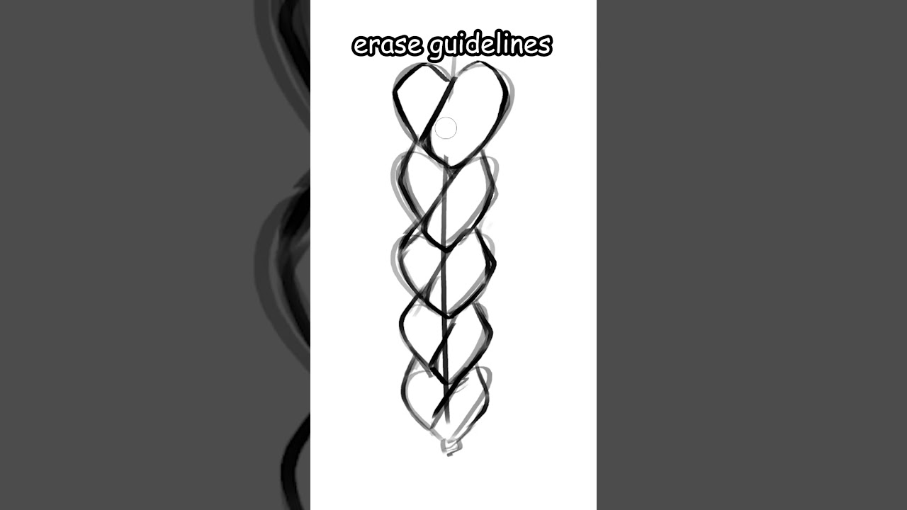 how to draw JUICY braids