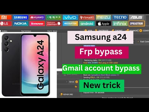 Samsung Galaxy a24 4g frp bypass unlock tool crack / samsung a24 gmail account bypass /