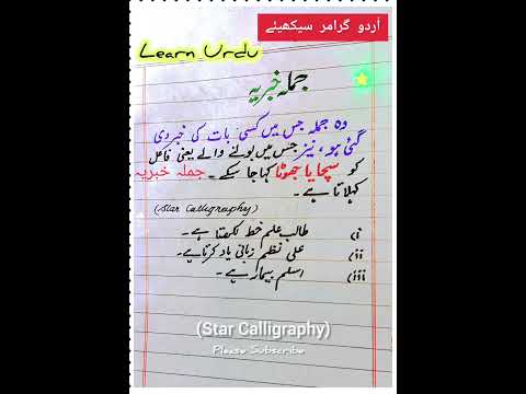 Learn Basic Urdu Grammar | How to improve your Urdu| Urdu Basic Grammar Rules| Definition |YT shorts
