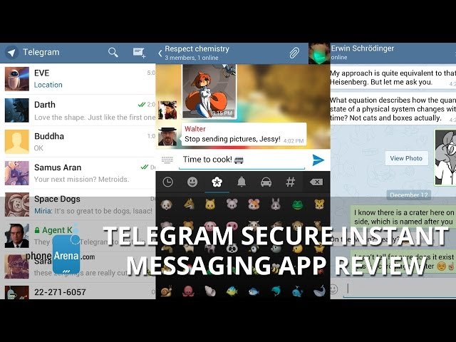 Telegram secure instant messaging app review: encrypted speed - PhoneArena