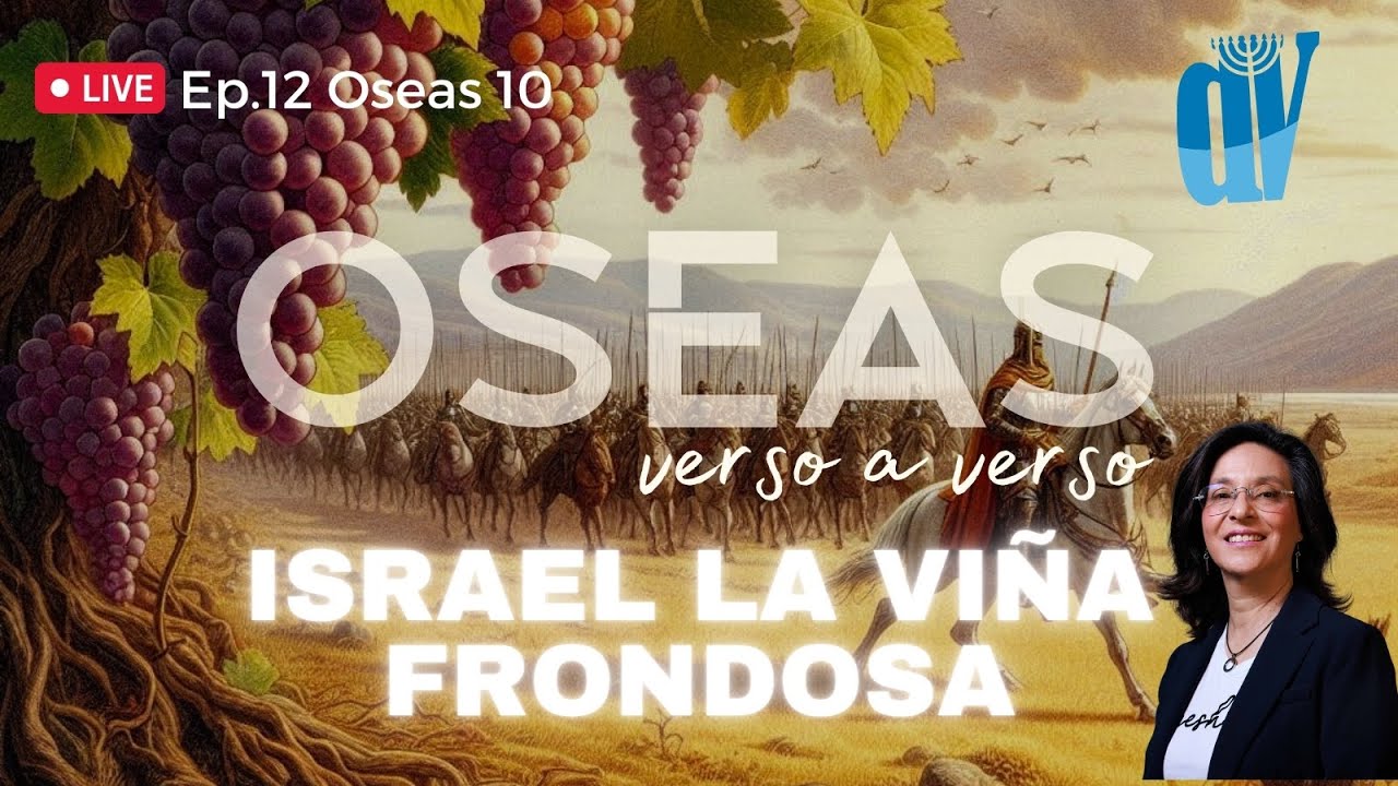 [Ep. #12]  Oseas 10: Israel es una VIÑA 🍇 FRONDOSA [Oseas verso a verso]