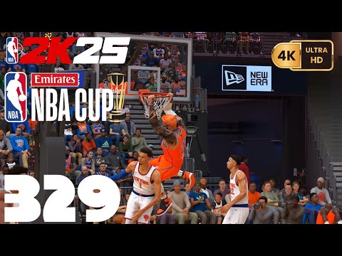 NBA 2K25 =My Career= [PC] (4K) EP329 {NBA Cup Finals} {8th Year} {Knicks Vs Thunder}