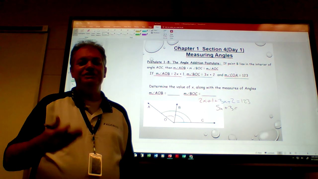 Section 1-4 Measuring Angles Part 2
